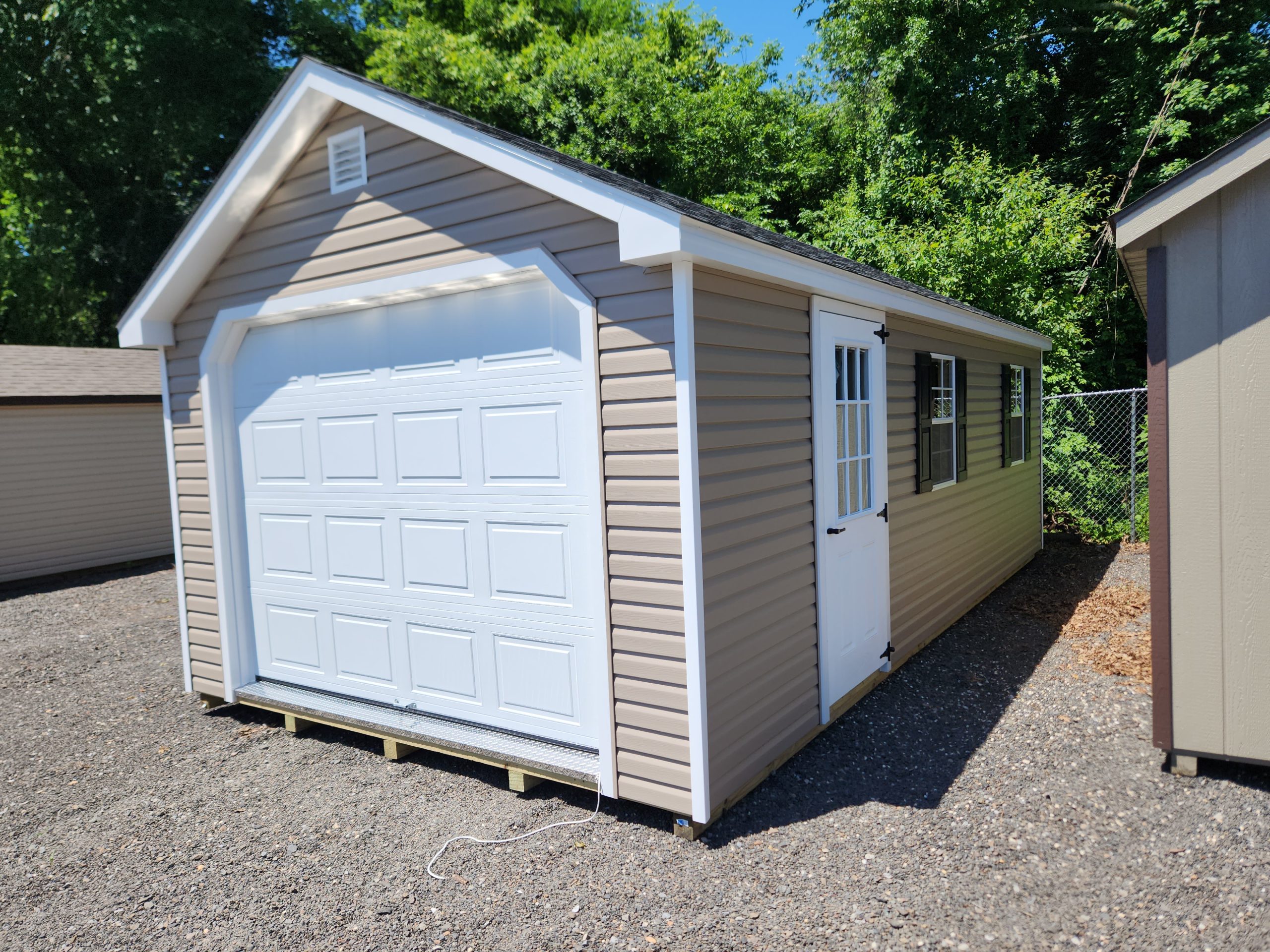 12×24 Cape Garage – Stock #24-24 | Bristol Sheds, LLC