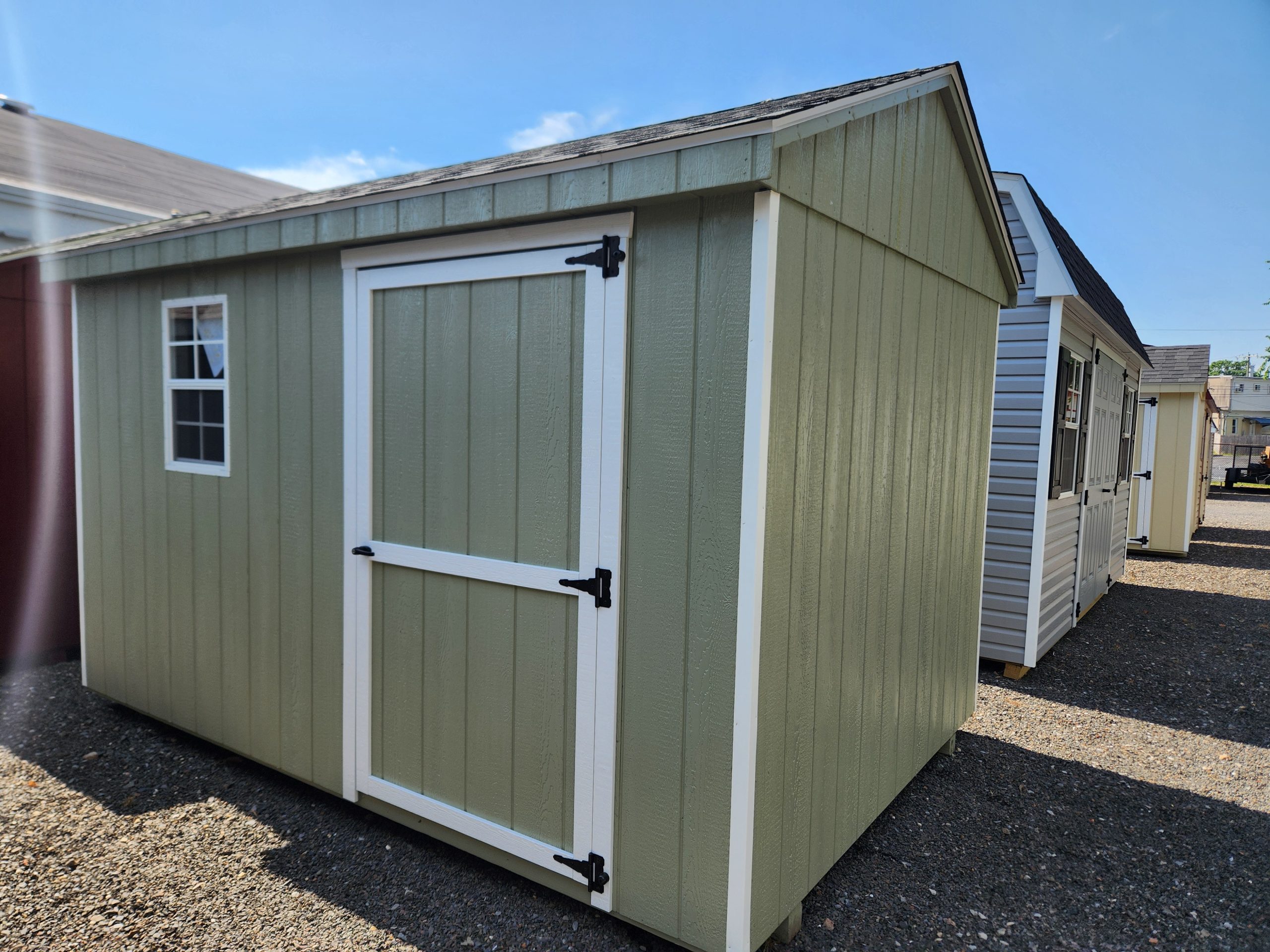 8x12 Wood A-Frame Shed - Stock #30-23 | Bristol Sheds, LLC